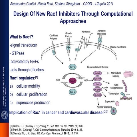 Design Of New Rac1 Inhibitors Through Computational Approaches | PDF
