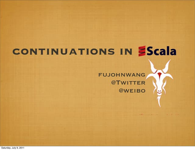 Continuations In Scala (incomplete Version) Ppt 9914