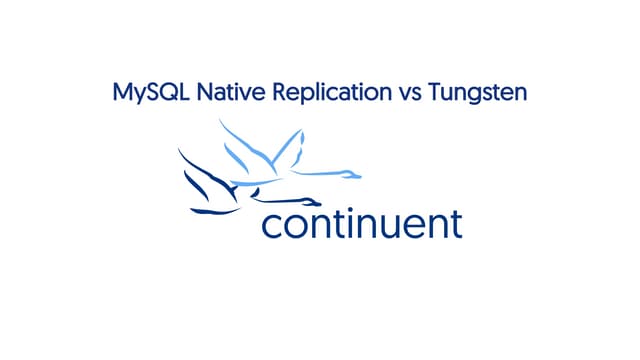 Webinar Slides Mysql Native Replication Vs Tungsten Clustering Ppt 0783