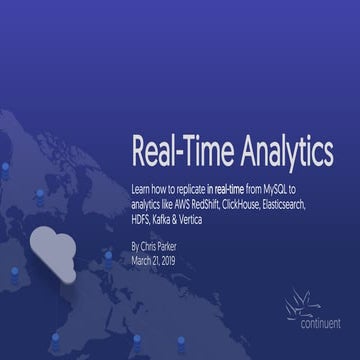 Webinar Slides Real Time Analytics From Mysql Ppt