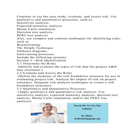 Continue to use the case study, evaluate, and assess risk. Use quali.docx | Computer Software ...