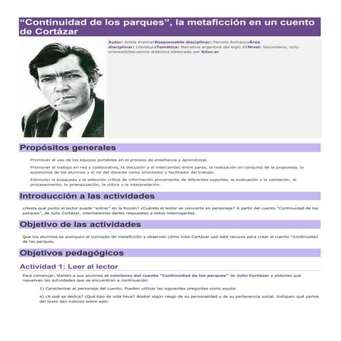 Continuidad de los parques | DOCX