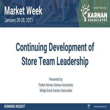 Continuing Development of Store Team Leadership | PPTX | Career ...