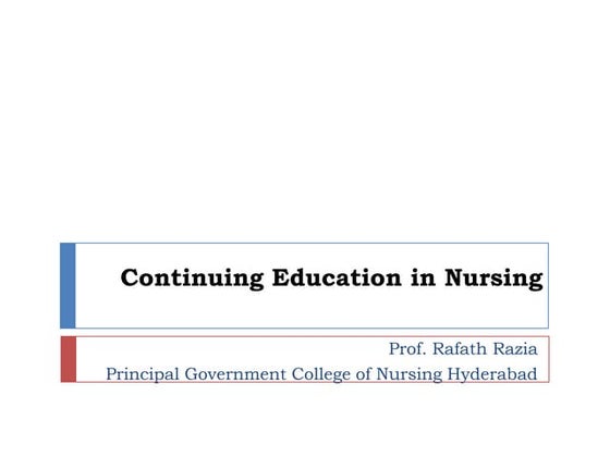 In service education | PPTX