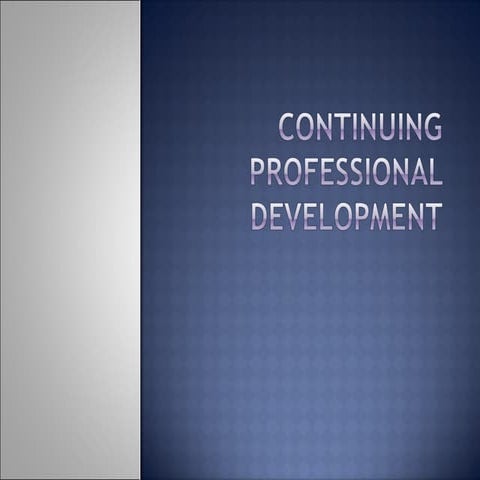 Continuing Professional Education for Texas teachers | PPT