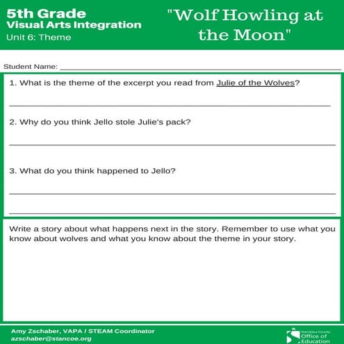 Ba 5.6 Wolf Howling at the Moon Story Assignment | PDF