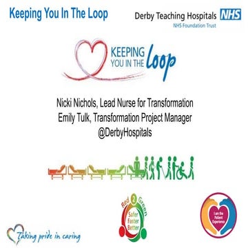Derby Teaching Hospitals- Keeping you in the loop- PEN 2017 | PPT