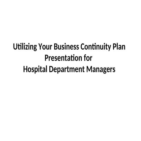 Continuity-Presentation-to-Dept-Managers.ppt