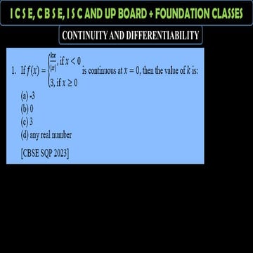 CONTINUITY AND DIFFERENTIABILITY.pdffhhhghh | PDF