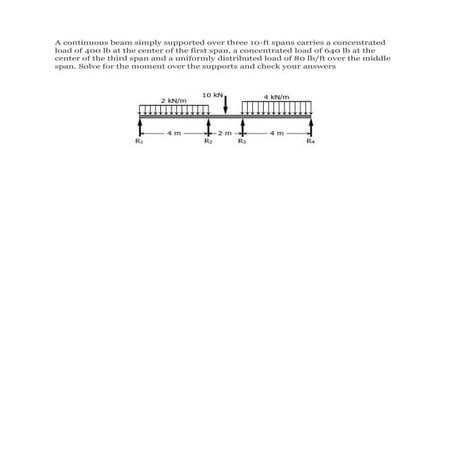 Continuous beam | PDF