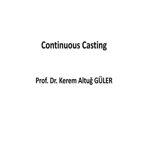 Continuous Casting.pdf