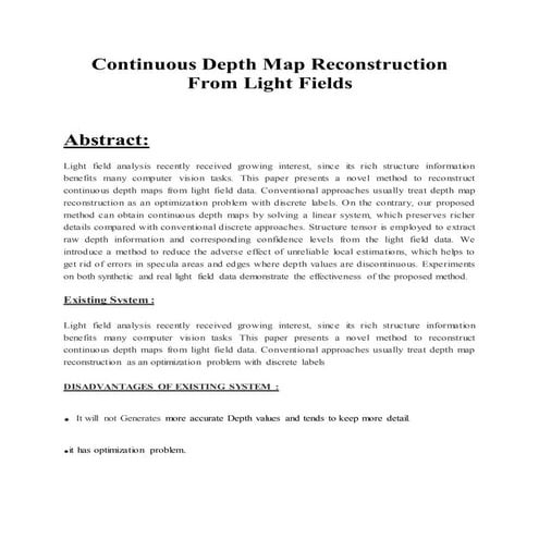 Continuous Depth Map Reconstruction Pdf 