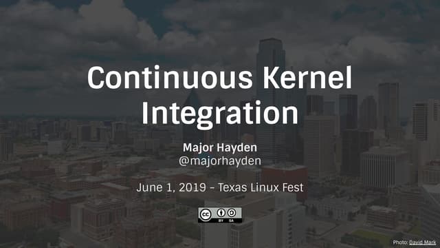 Continuous Kernel Integration Ppt