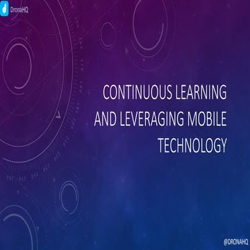 Leveraging mobile technology for continuous learning | PDF | Technology ...