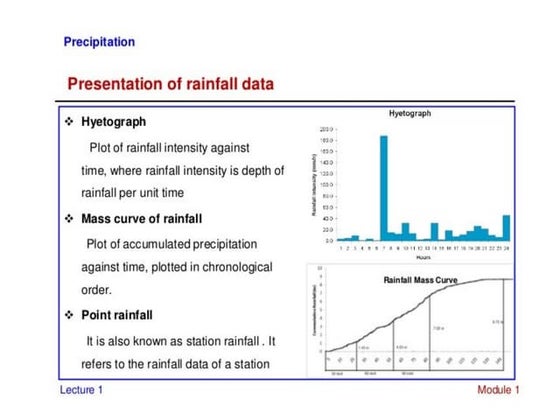 Rainfall analysis (Solved Examples)_Week2_CVE3305.pdf | Weather | Science