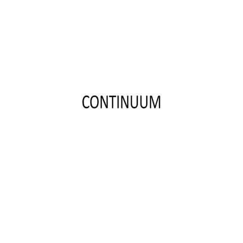 Continuum | PPTX