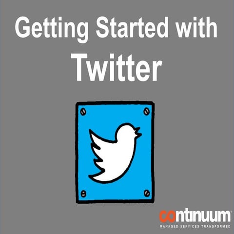 Getting Started with Twitter | PPTX