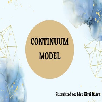 CONTINUUM MODEL PHYSICS ABCDEFGHIJKLMNOP | PDF