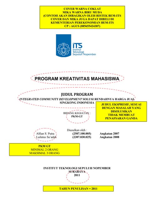 Sosialisasi PKM 5 bidang dan GT/AI | PPT