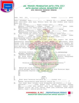 CONTOH NIK YANG SUDAH KELUAR DARI BEA CUKAI | PDF