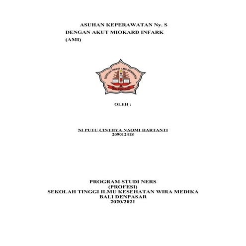 Contoh askep KMB SEBAGAI DASAR KEPERAWATAN | DOCX