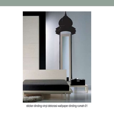 Contoh desain 63 sticker dinding vinyl wall stickers interior wall ...