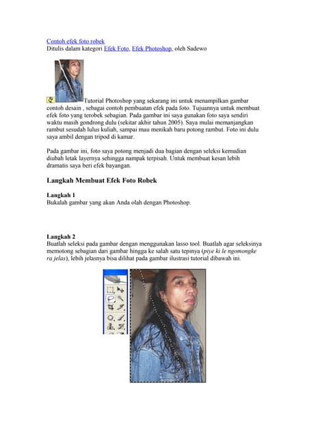 Membuat efek asap pada foto | PDF