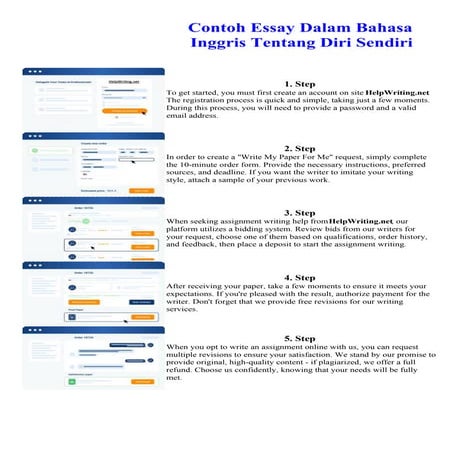 Contoh Essay Dalam Bahasa Inggris Tentang Diri Sendiri | PDF