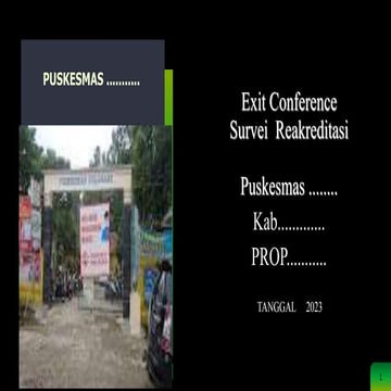 CONTOH EXIT CONFERENCE untuk presentasi siapapun yang pengen mencontoh.pptx