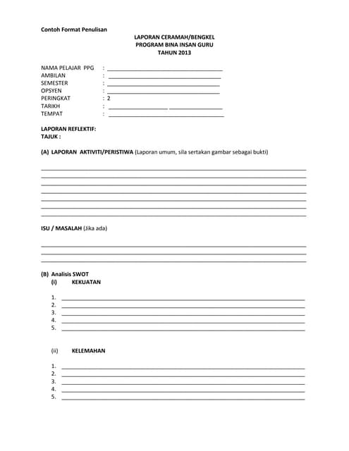Format Penulisan Ceramah dan Teks Ceramah | DOCX