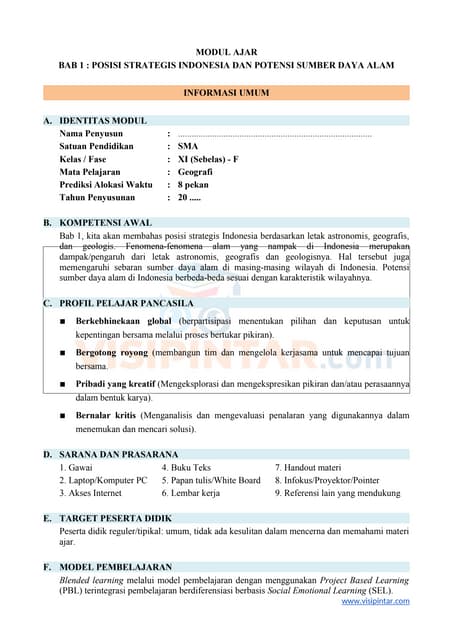 Modul Ajar BIMBINGAN KONSELING SMP KELAS 7 KURMER.docx