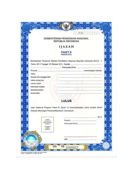 Ijazah s2 cleo | PPT