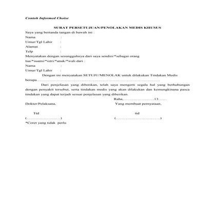 Contoh Format Lembaran Rm Doc