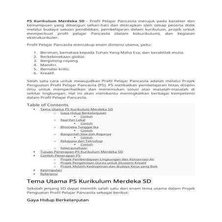contoh isu P5 sebagai referensi di sekolah.docx