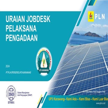 Contoh Jobdesk di Bagian Sebuah Perusahaan | PPTX