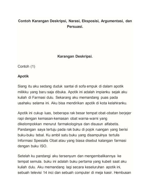 Karangan Eksposisi Pdf