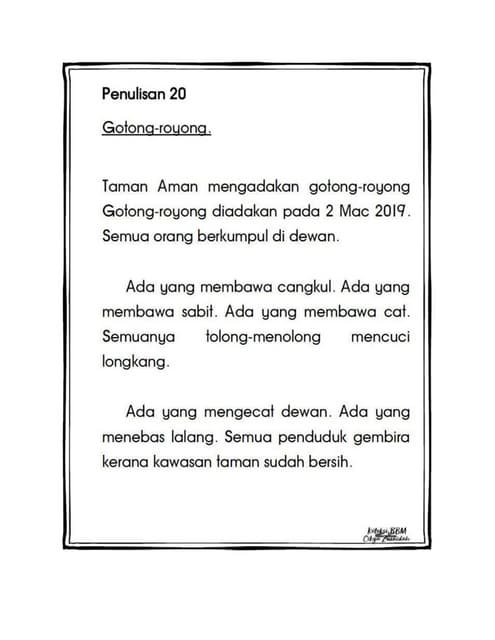 Bahasa Inggeris Form 2 (Paper 2) Writing | DOCX