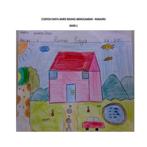 Contoh karya murid rumahku | DOC