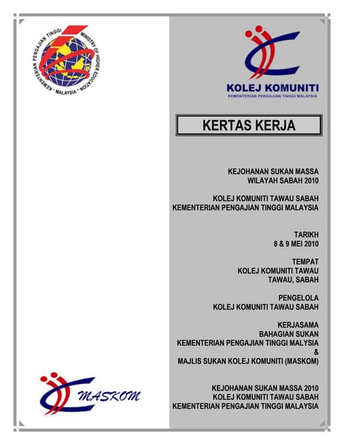 Panduan ringkas menulis kertas kerja | DOC