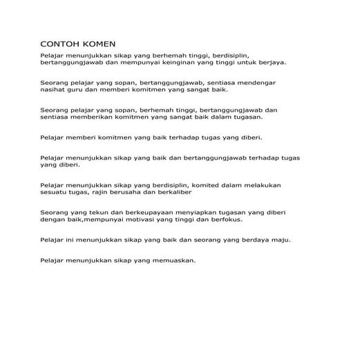 refleksi dan CONTOH KOMEN pbd guru tingkatan .docx