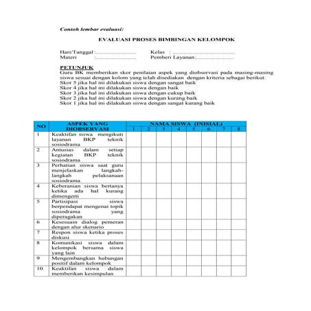 RENCANA PELAKSANAAN LAYANAN (RPL) BIMBINGAN KLASIKAL | PDF