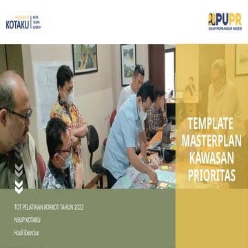 Contoh MastePlan Kendal_Template Masterplan Kawasan Prioritas_Excercise ...
