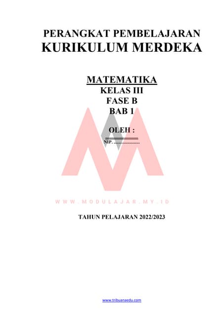 MODUL AJAR MATEMATIKA KELAS 3 KURIKULUM MERDEKA.pdf