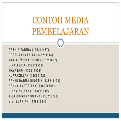 Contoh media pembelajaran | PPTX