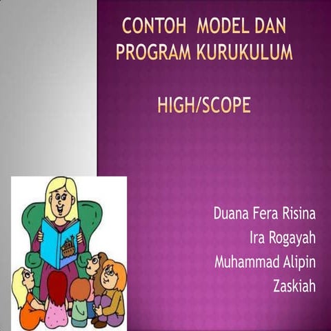 Contoh model dan program kurukulum | PPT