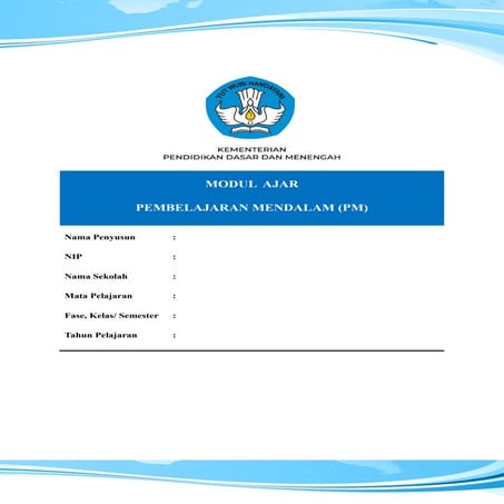 Contoh Modul Ajar Deep Learning PAI Kelas 7.pdf