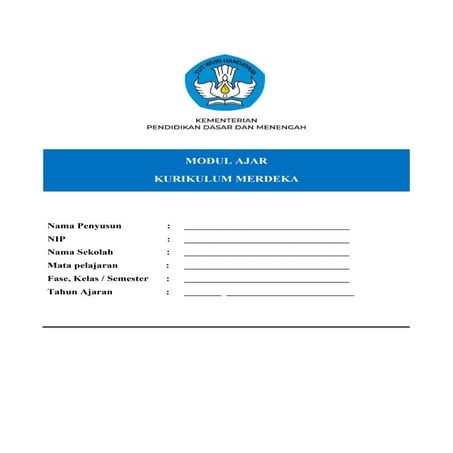 Contoh Modul Ajar Deep Learning Bahasa Indonesia Kelas 7.pdf