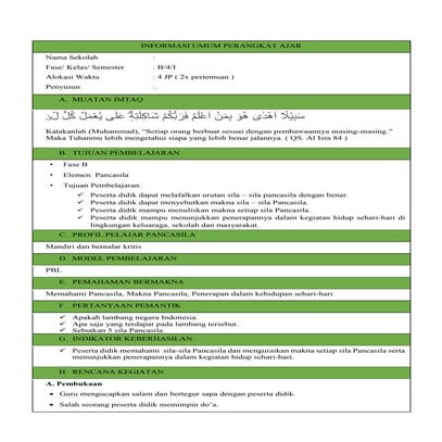 CONTOH MODUL AJAR KELAS IV FASE B PENDIDIKAN PANCASILA.docx