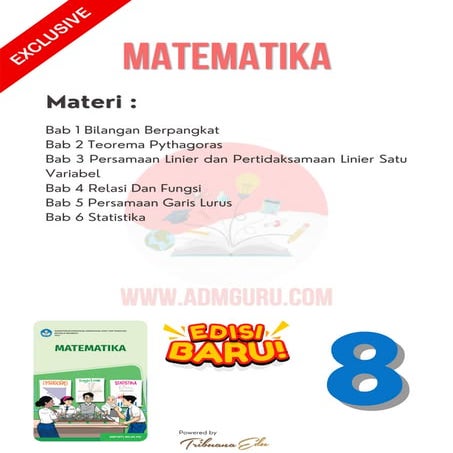 Modul Ajar Matematika Kelas 8 Revisi 2024 | PDF