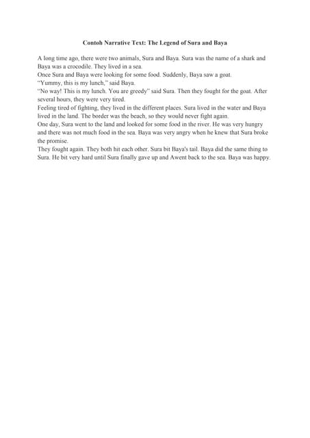 Teks narative | DOCX